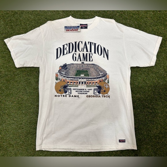 Jansport | Shirts | Vintage Notre Dame Stadium Dedication Game 997 ...